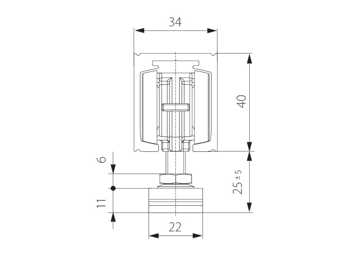 GEZE Laufprofil Perlan 140