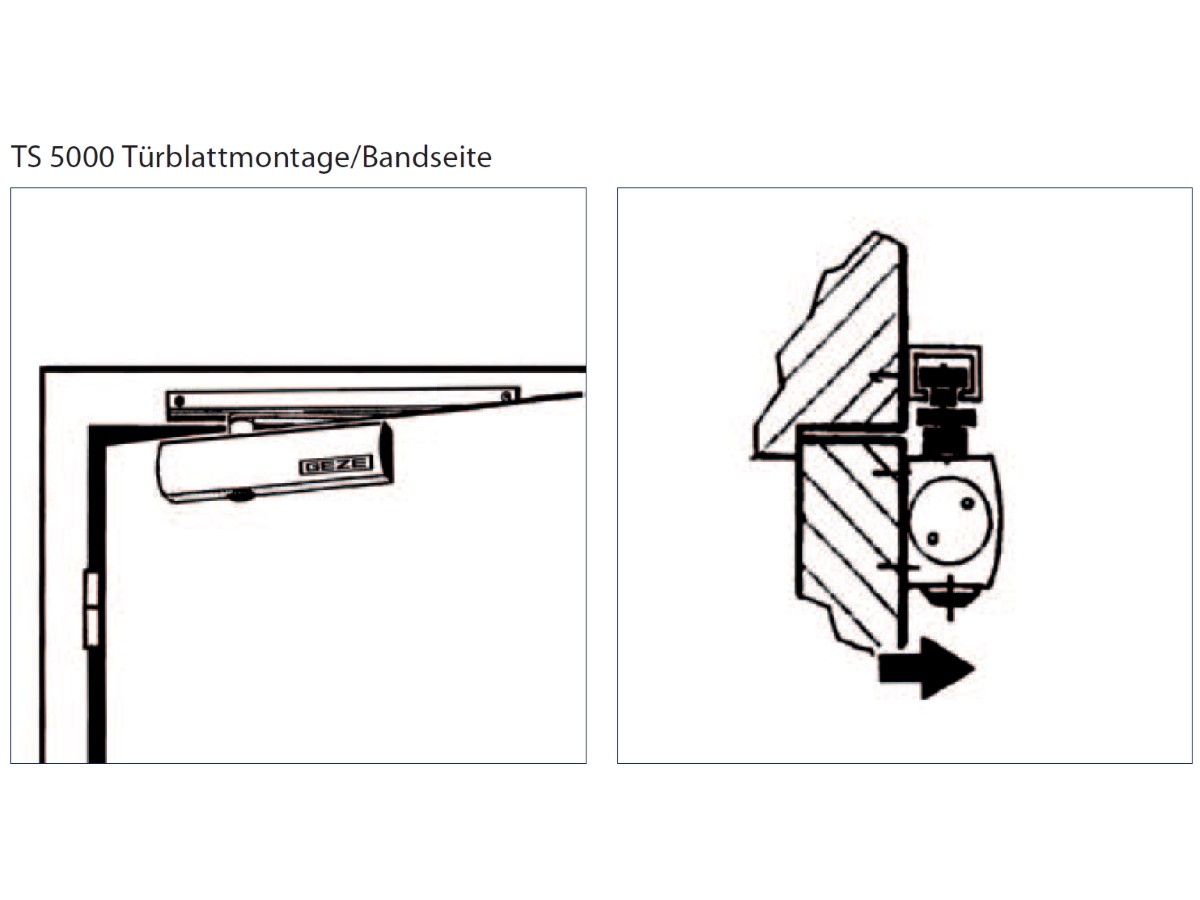 GEZE TS 5000 | Silberfarbig | Mit Feststelleinheit | Normale ...