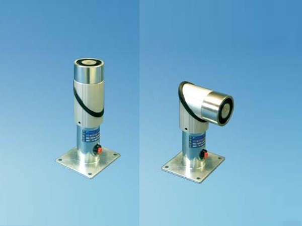 GEZE Ganzmetall-Haftmagnet mit Unterbrecherdrucktaster 335 mm | 115953