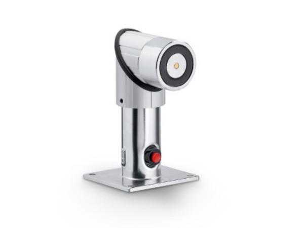 GEZE Ganzmetall-Haftmagnet mit Unterbrecherdrucktaster 185 mm | 115952