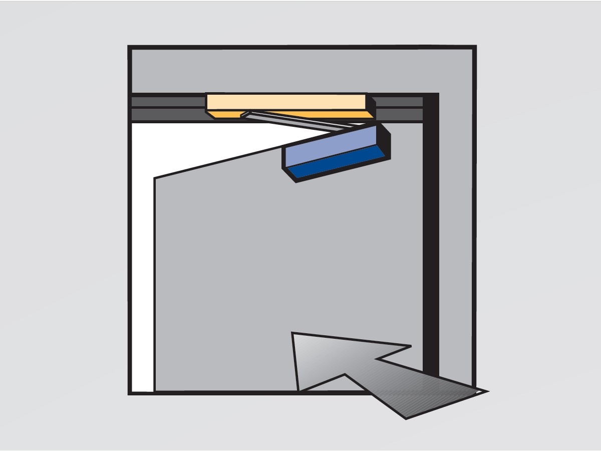 GEZE TS 5000 L-ECline - Bandgegenseite