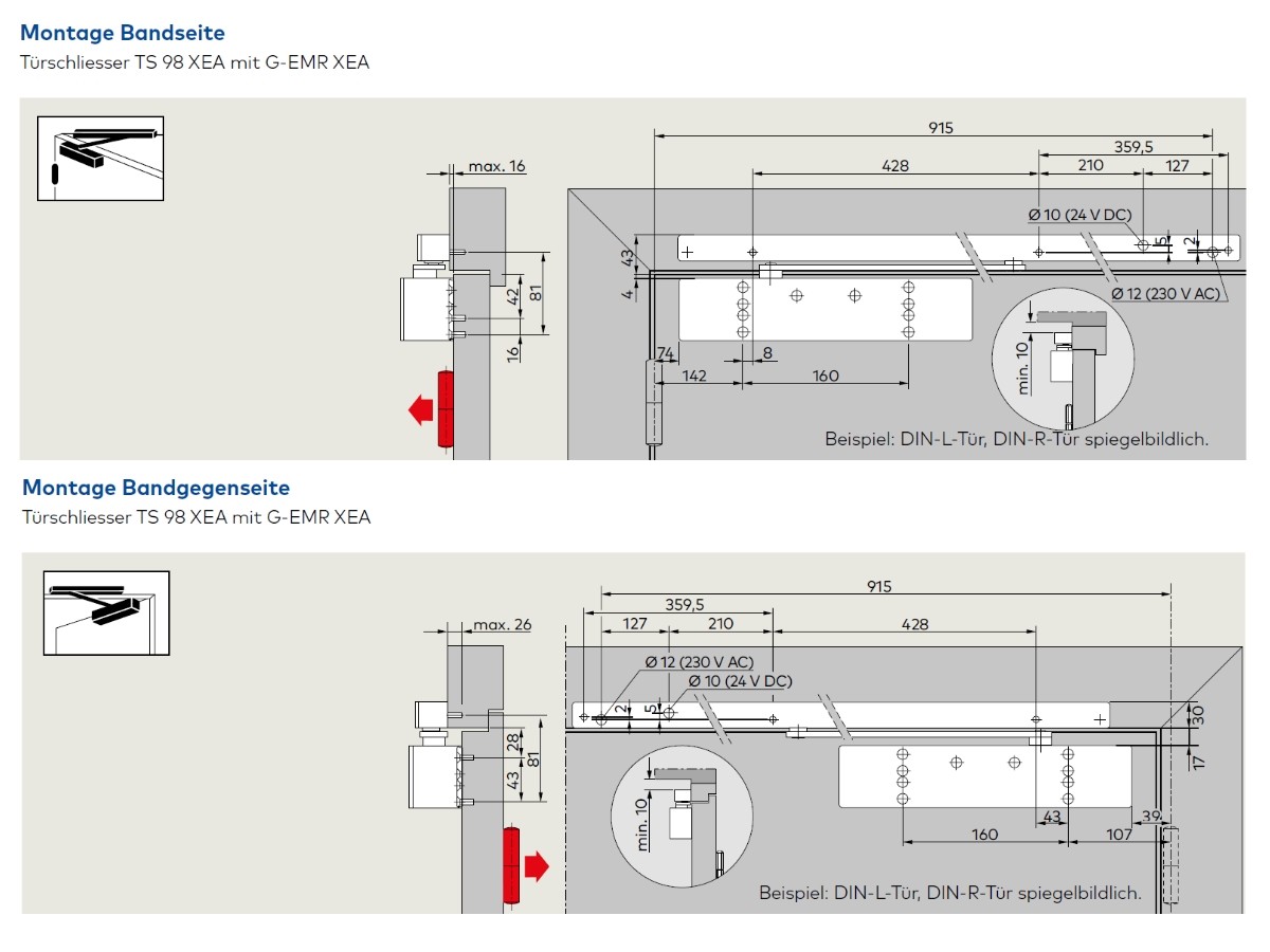 dormakaba TS 98 XEA EMR